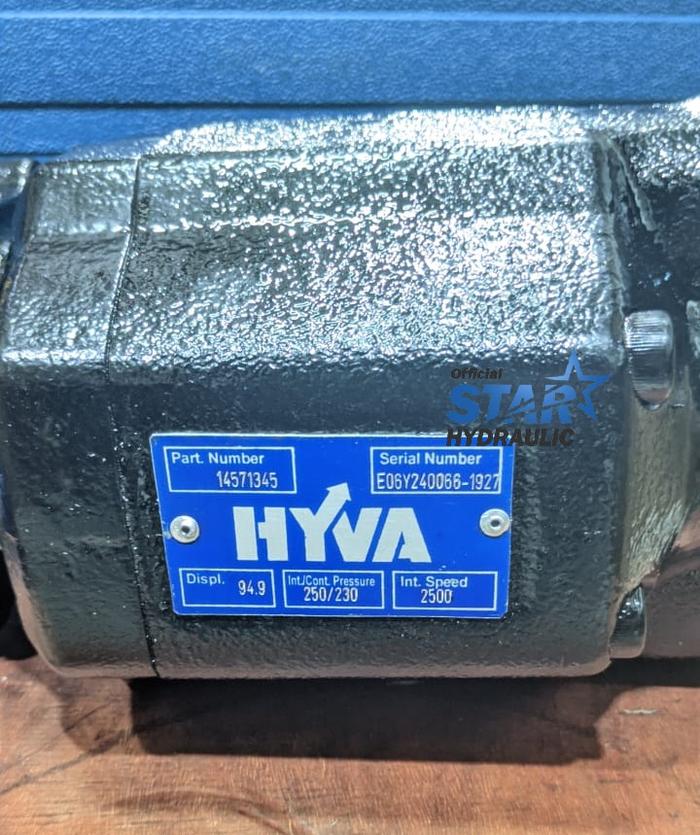 Jual Gear Pump Hyva PN. 14571345, SN. E06Y240066-1927 / GEAR PUMP 095L ...