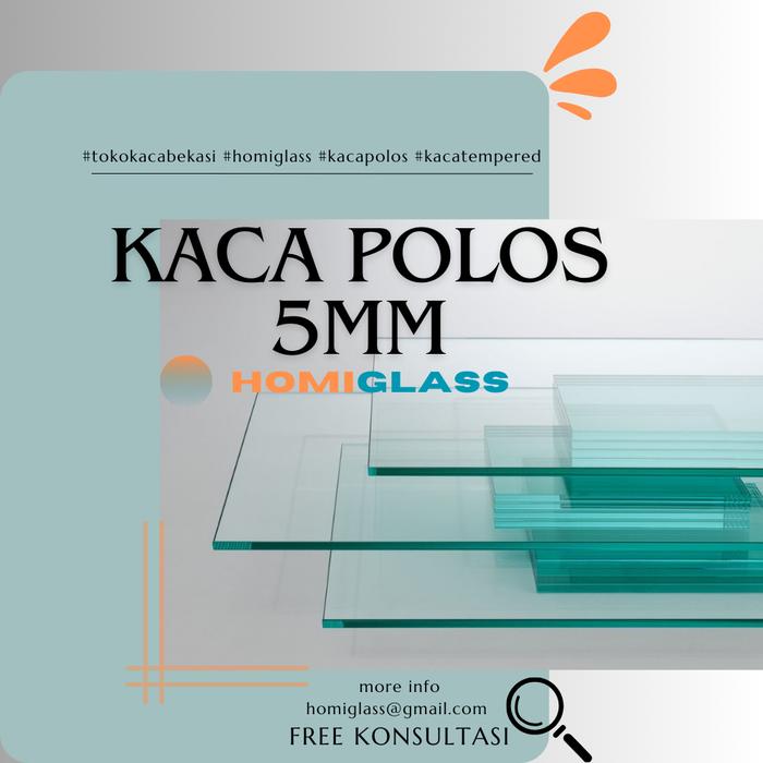Jual Kaca Polos / Float / Clear / Bening (Non Tempered) 5mm Asahimas ...