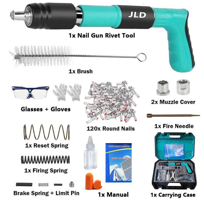 Jual JLD Nail Gun Fastening Gun Ramset Gun Alat Paku Tembak Paku Tembok ...