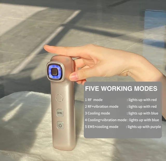 Jual 7 in 1 Alat Setrika Wajah Pemijat Perawatan/ RF EMS Beauty Device - 5 Working Modes - Kota ...