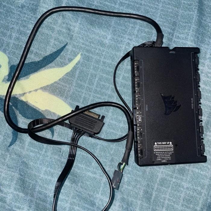 Jual corsair rgb hub 4pin corsair commander core corsair rgb pwm hub no ...