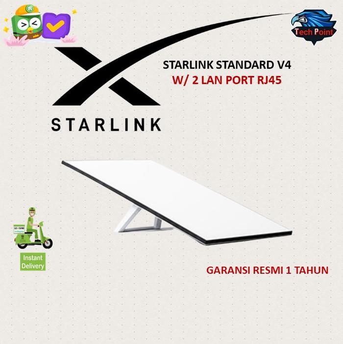 Promo STARLINK STANDARD V4 DUAL WIFI SYSTEM W/ 2 LAN PORT RJ45 Cicil 0% ...