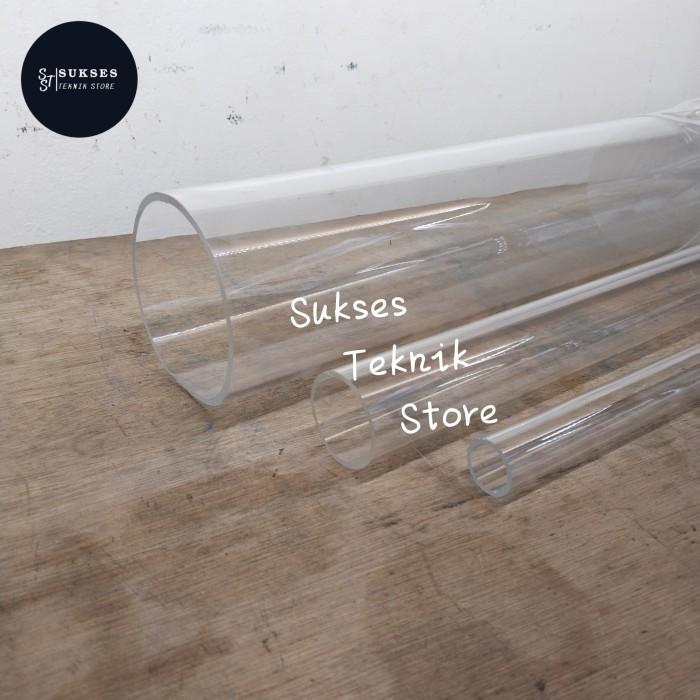 Jual Pipa Akrilik Ukuran 1.5" inch × 50cm / Acrylic Pipe Clear / Pipa ...