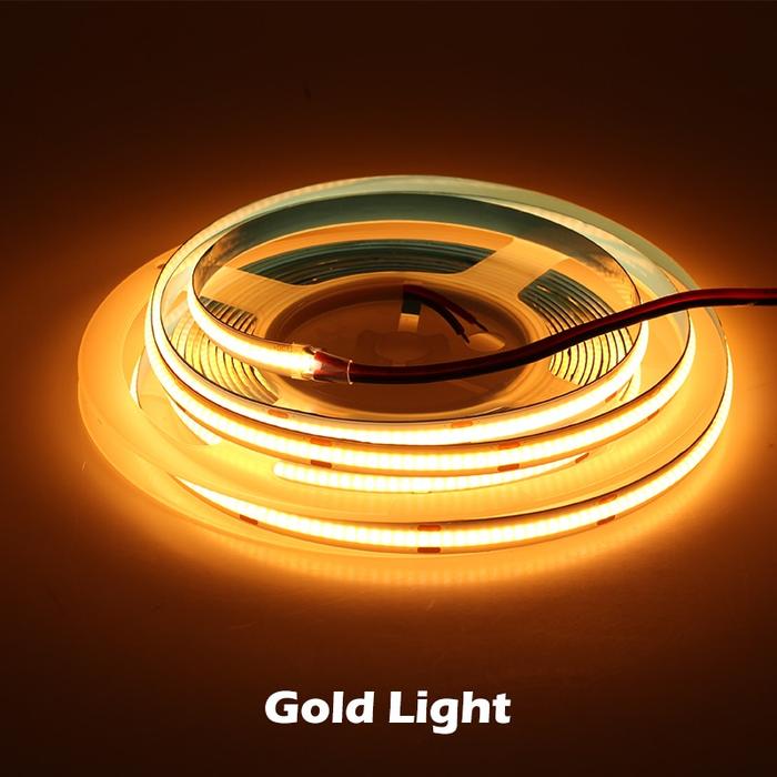 Jual COB led strip 12v lebar 4mm per 50cm - Kuning, 50cm - Kab. Bandung ...