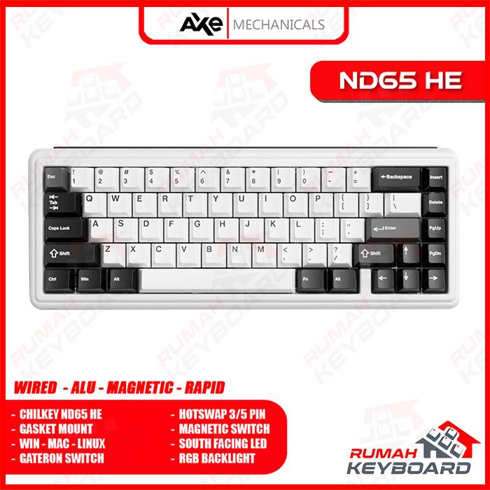 Promo Mechanical Keyboard - CHILKEY ND65 HE - 65% - Aluminum - Magnetic ...