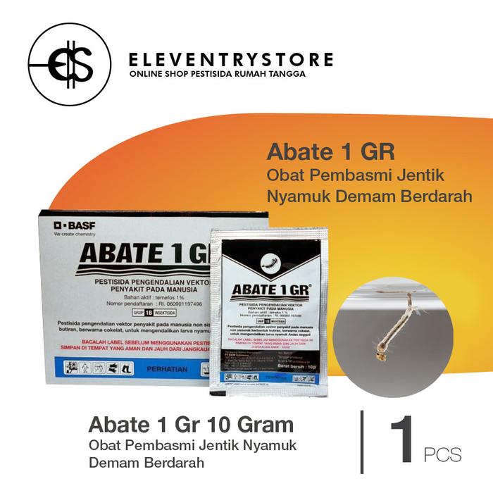 Jual Abate 1 Gr 10 Gram [1 Sachet] Obat Jentik Nyamuk Basmi Demam ...