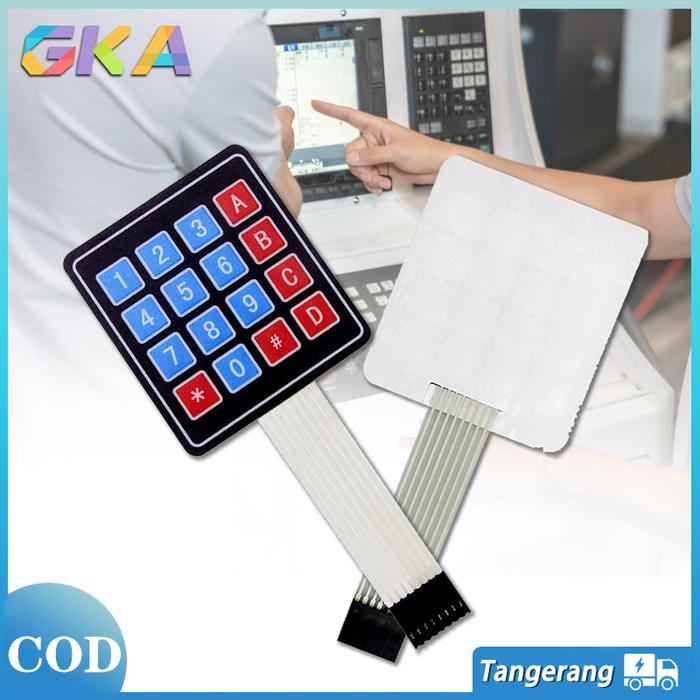 Jual Matrix Keyboard 4x4 Papan Ketik Matriks Keypad Pom Mini Membran ...