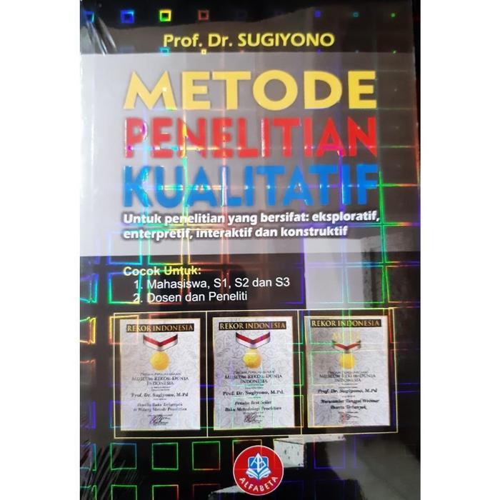 Jual BUKU METODE PENELITIAN - PROF. DR. SUGIYONO - Kualitatif - Jakarta ...