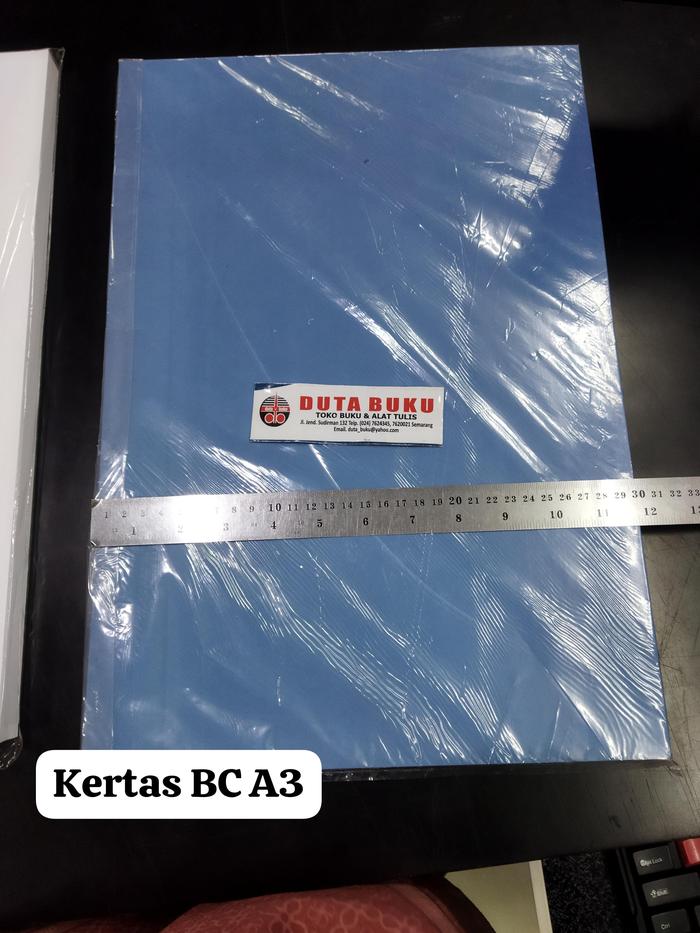 Jual Kertas Karton BC / Cover Jilid / Kertas Gambar Ukuran A3 Putih ...