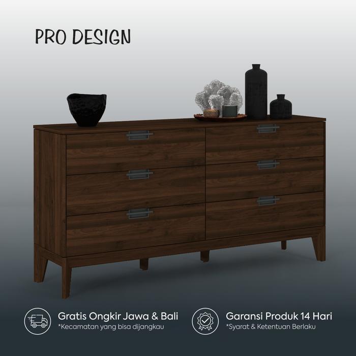 Promo Pro Design Miura CH3+3 Neo Lemari Laci / Bufet / Kabinet Cicil 0% ...