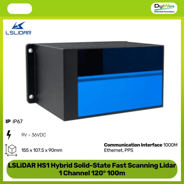 Jual LSLiDAR HS1 Hybrid Solid-State Fast Scanning Lidar 1 Channel 120° 100m - Kota Bekasi ...