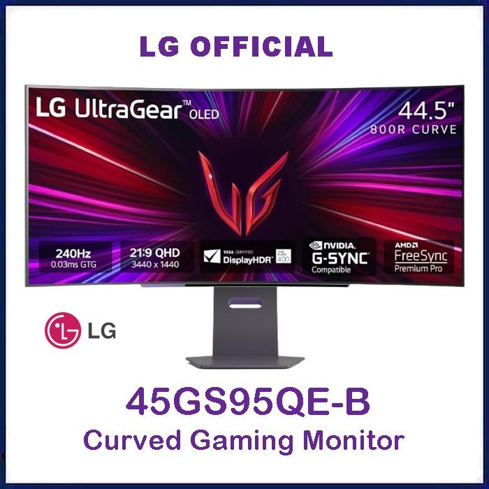 Jual Monitor LG 45" 45GS95QE-B OLED WQHD 240Hz 0,03ms Curved Gaming ...