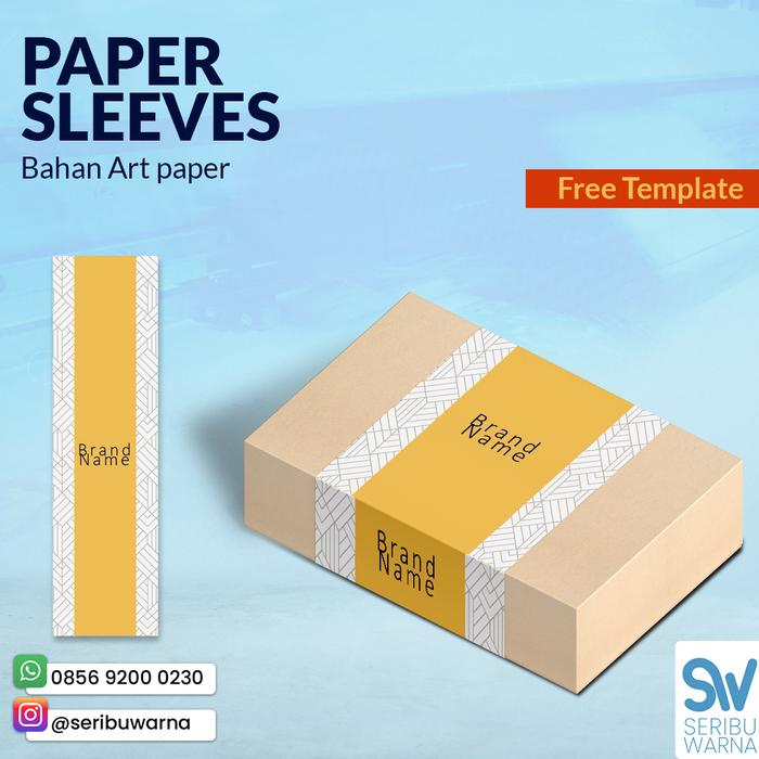 Jual Cetak Paper Sleve / Paper Belt / Label Box Custom Art Paper Ukuran ...