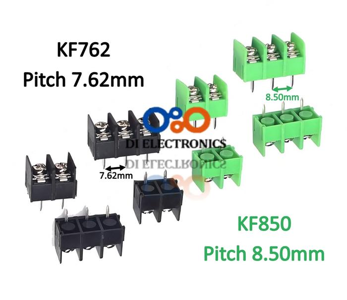 Jual KF762 KF850 PCB Screw Type Terminal Block Pitch 7.62mm 8.50mm Pin ...