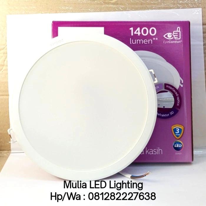 Jual Philips Meson ORI Downlight/DL Panel light Inbow Bulat 21Watt 21 ...