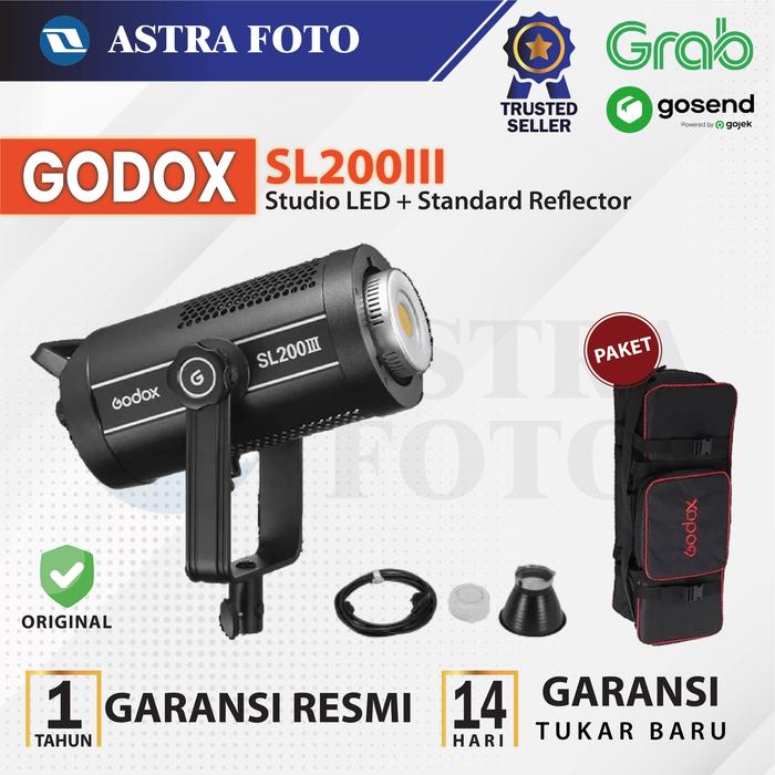 Promo Paket Godox SL200 III + Softbox SB-BW GRID 60x90cm + Lighstand sl ...