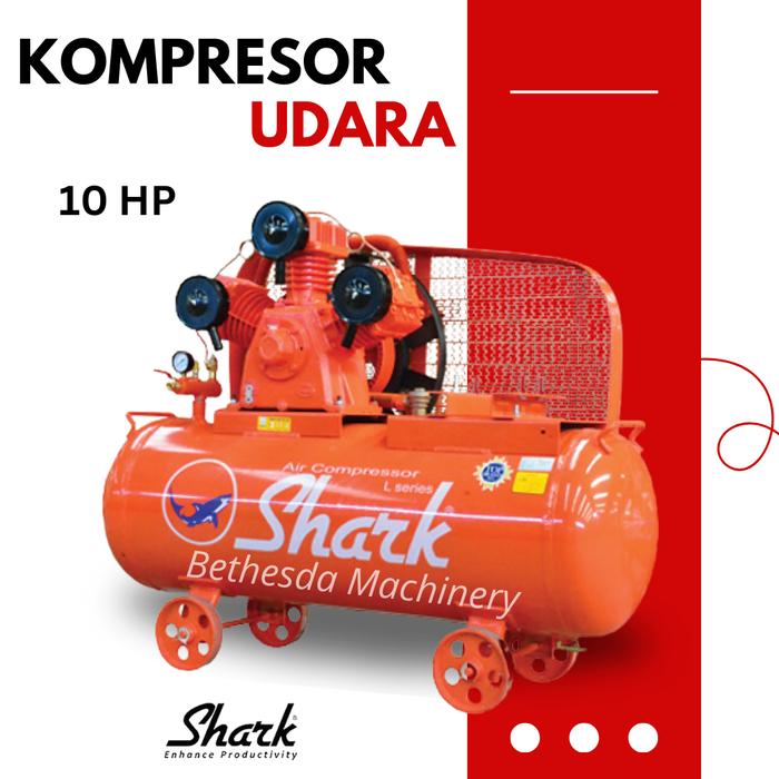 Jual Kompresor Udara Shark 10 Hp / Tanpa motor 10HP - Kota Surabaya ...