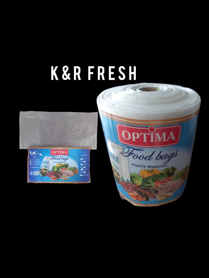 Jual Plastik buah size 15x30 cm optima food bags, plastik makanan ...