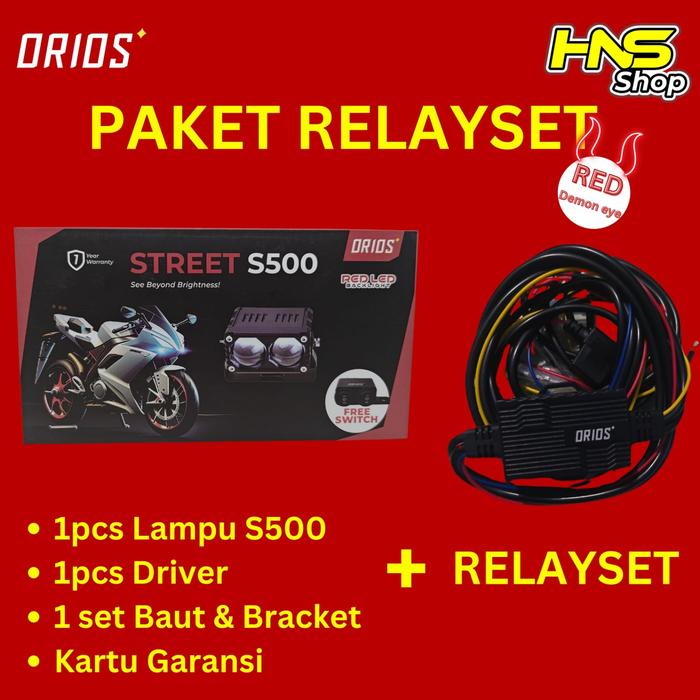 Promo ORIOS S500 LAMPU LED 45+WATT LASER TEMBAK FOGLAMP PROJECTOR DUA ...