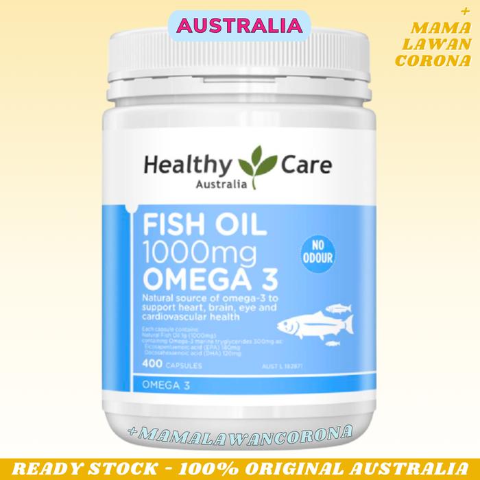 Jual Healthy Care Wild Krill Oil 1000mg 60 Capsules Fish 1000 mg 400 ...