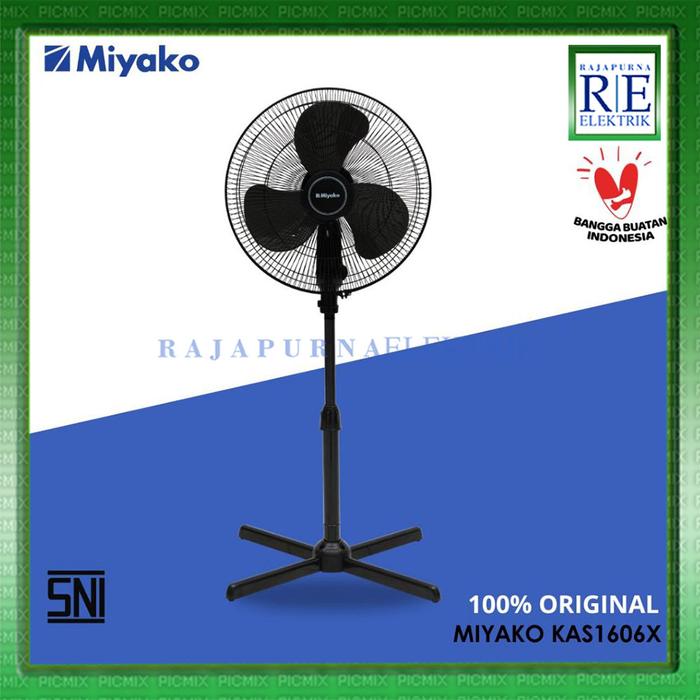 Jual MIYAKO Stand Fan / Kipas Angin KAS1606 X PL MUSANG Kaki Silang (16 ...