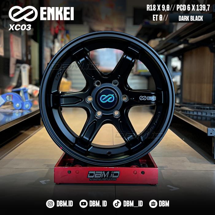 Promo Velg Enkei XC03 XC 03 R18 18x9 6x139.7 et 0 Dark Black Cicil 0% 3x - Kota Surabaya - DBM ...