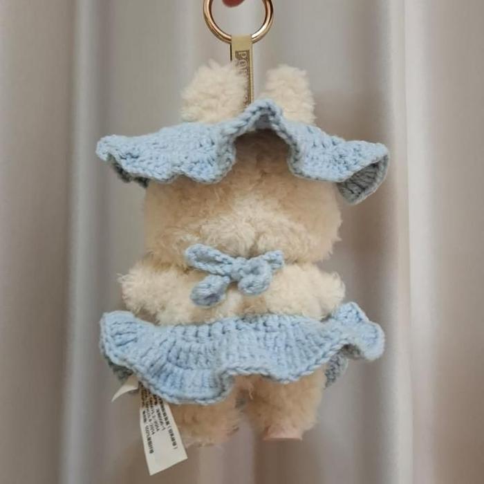 Jual BAJU BONEKA LABUBU RAJUT versi 1 dan 2 TWEED PAKAIAN LABUBU V1 V2 ...
