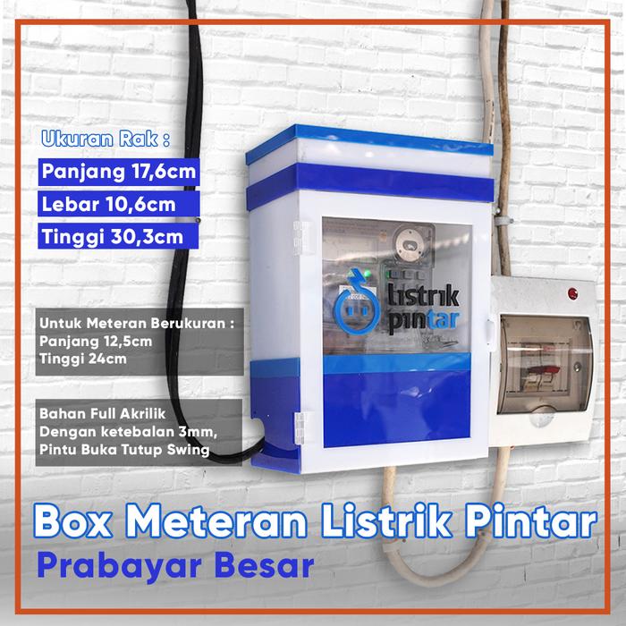 Jual Kotak Meteran Listrik PLN Prabayar Besar Model Listrik Pintar ...