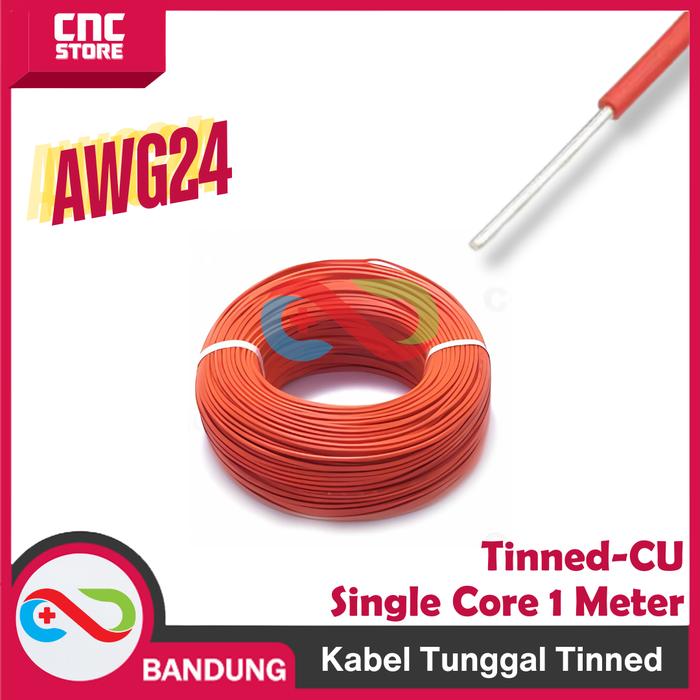 Jual KABEL TUNGGAL MINI WIRE SINGLE CORE TINNED CU PERMETER HITAM MERAH ...