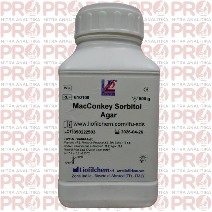 Jual MacConkey SORBITOL Agar 500 g - LIOFILCHEM - Kab. Bogor ...