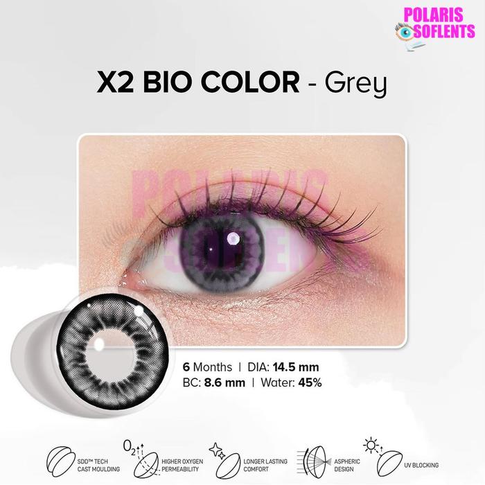 Jual Softlens X2 BIO COLOR By Exoticon Normal & Minus (-0.50 s/d -6.00 ...