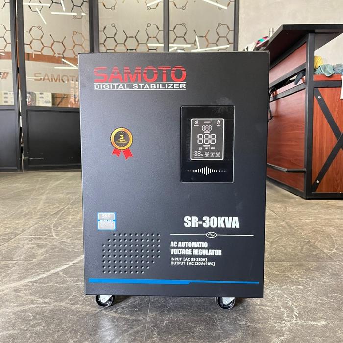 Jual SAMOTO Relay Stabilizer 30KVA AVR Stabiliser 30000VA Relay ...