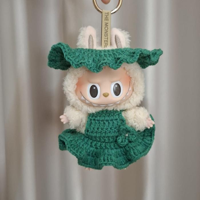 Jual BAJU BONEKA LABUBU RAJUT versi 1 dan 2 TWEED PAKAIAN LABUBU V1 V2 ...