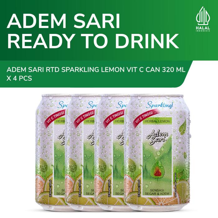Promo Adem Sari Ching Ku Minuman Penyejuk Kaleng Sparkling Lemon 4x320 ...