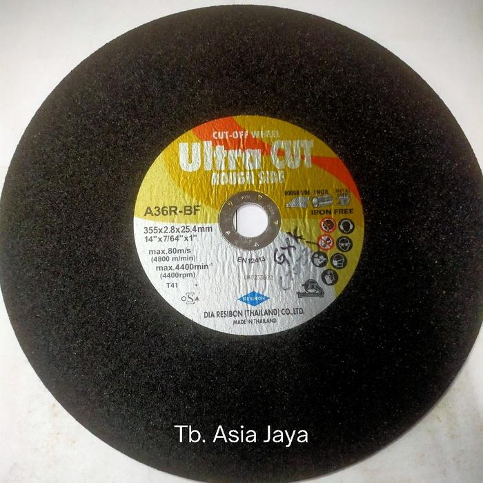 Jual Mata grenda potong besi 14" merk Ultra Cut / Cut off wheel - Kota ...