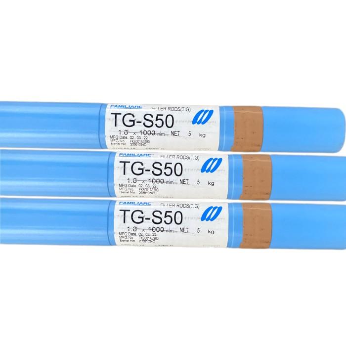 Jual KOBE Kawat Las Filler Besi TG-S50 2mm ER70S-G 5 kg KAWAT LAS ARGON ...