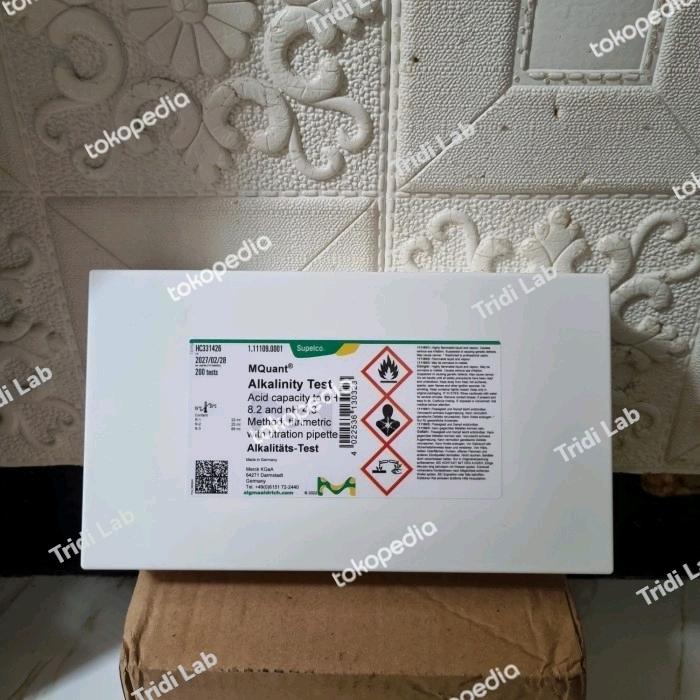 Jual MERCK 111109 Alkalinity Test Kit Mquant 200 tests/MERCK 1.11109. ...