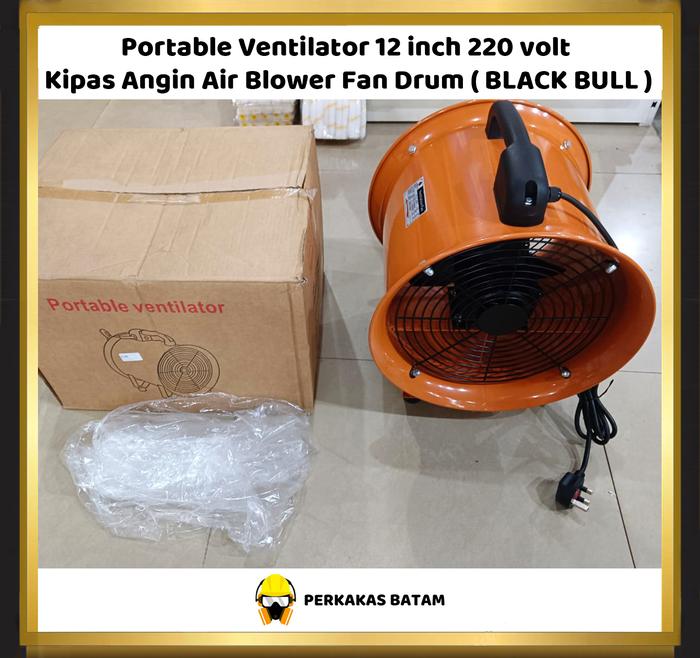 Jual Portable Ventilator 12 inch Kipas Angin Air Blower Fan Drum - Kota ...