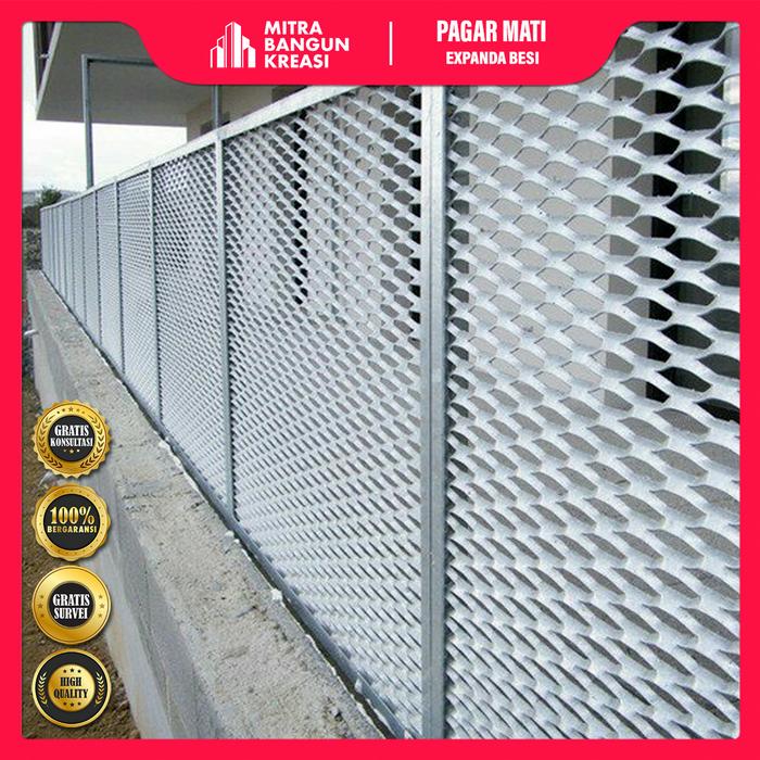 Jual Pagar Rumah Industrial Besi Plat Ekspanda (Expanded Metal ...