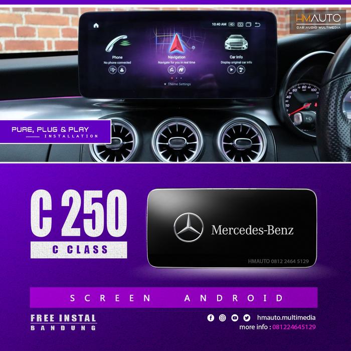 Jual OEM ANDROID FOR MERCEDES BENZ C200 C300 IMONITOR HEAD UNIT MERCY ...
