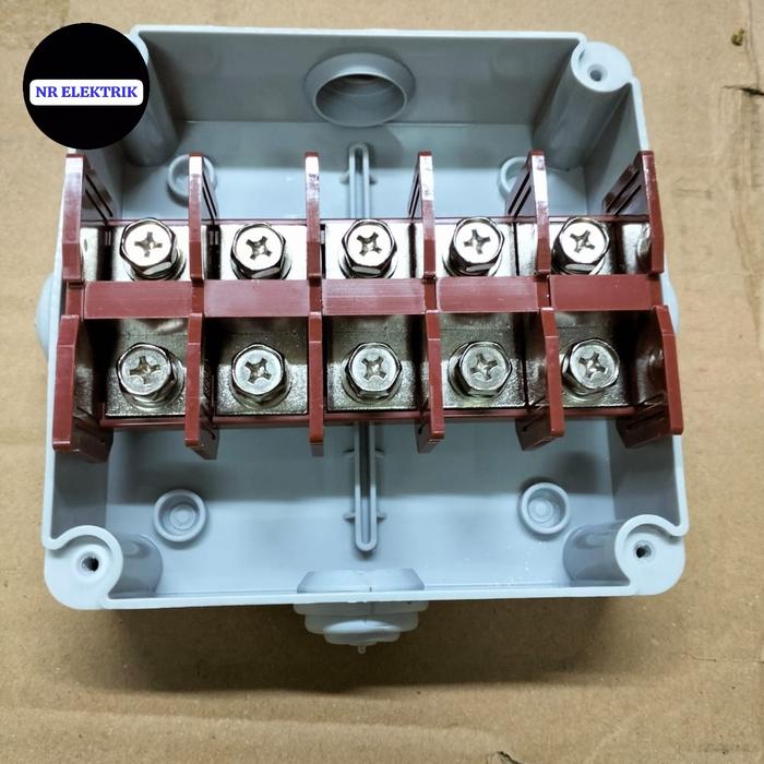 Jual Junction Box / Doradus + Terminal 5 mata 50mm 150 x 150 x 60mm ...