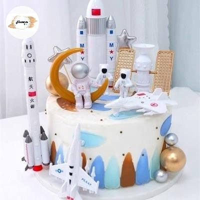 Jual Cake topper tema Astronot luar angkasa set 7pcs - Jakarta Barat ...