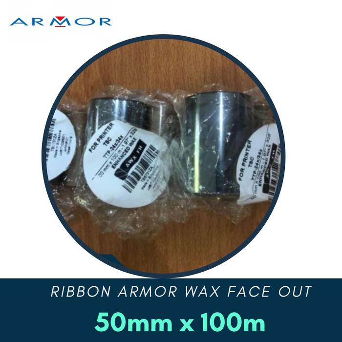 Jual Ribbon Barcode ARMOR Wax Uk. 50mm X 100m Face Out - Jakarta Barat ...