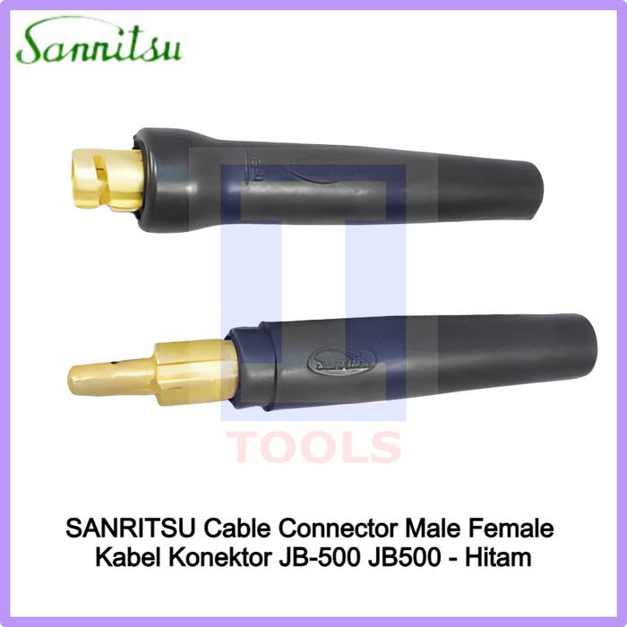 Jual SANRITSU Cable Connector Male Female Kabel Konektor JB-500 JB500 - Hitam - Jakarta Barat ...