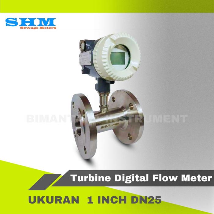 Jual Turbine Digital Flow Meter ukuran 1 inch DN25 - Jakarta Barat ...