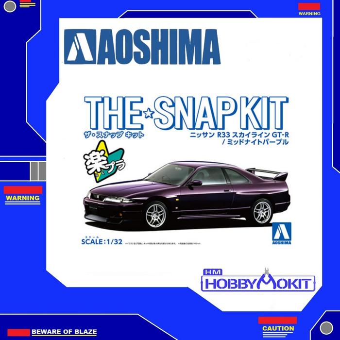 Jual AOSHIMA SNAP KIT 1/32 NISSAN R33 SKYLINE GT-R - MIDNIGHT PURPLE ...