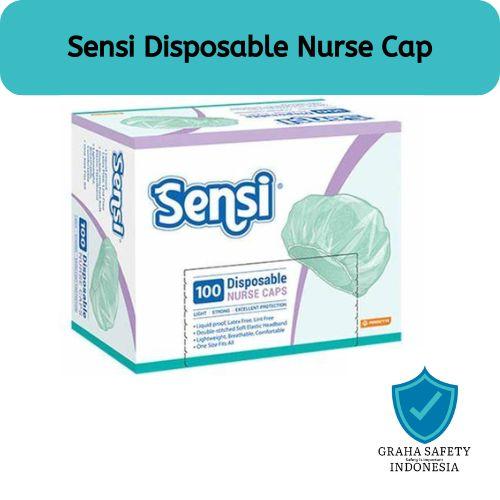 Jual Sensi Disposable Nurse Cap Greeen/ Penutup kepala Hijau 100 Caps ...