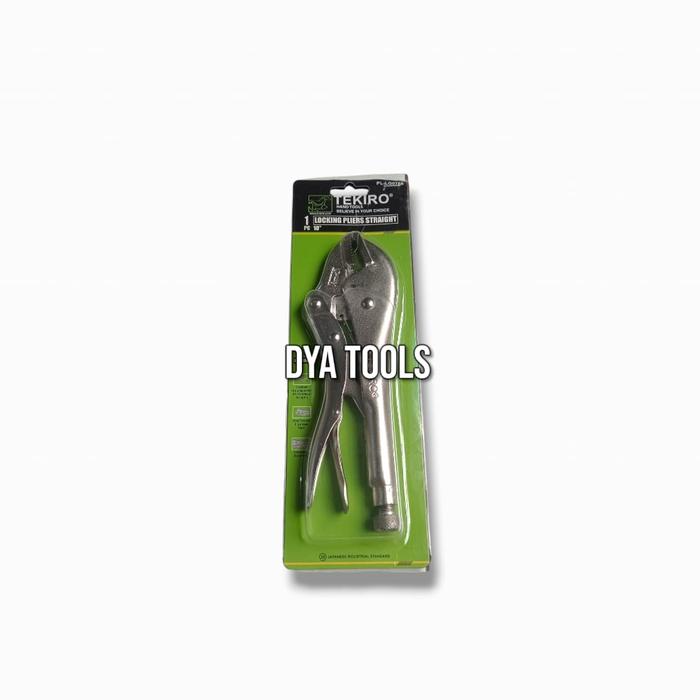 Jual Tang Buaya Bengkok 10" Tekiro / Locking Pliers Curve Tekiro LG0770 ...