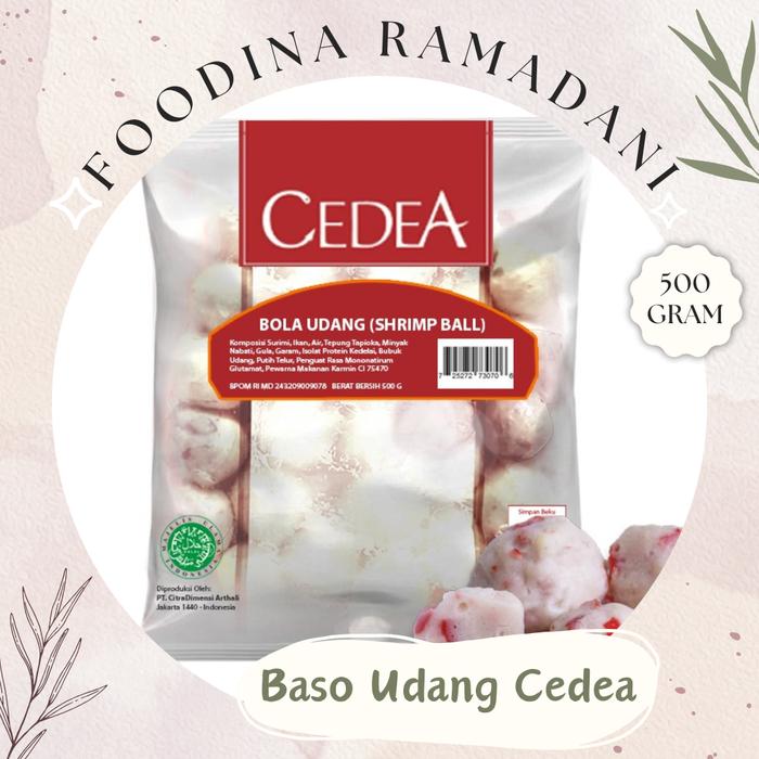 Jual BASO SHRIMP BALL Bakso Bola Udang - Cedea [ 500gr ] Harga Per BKS ...