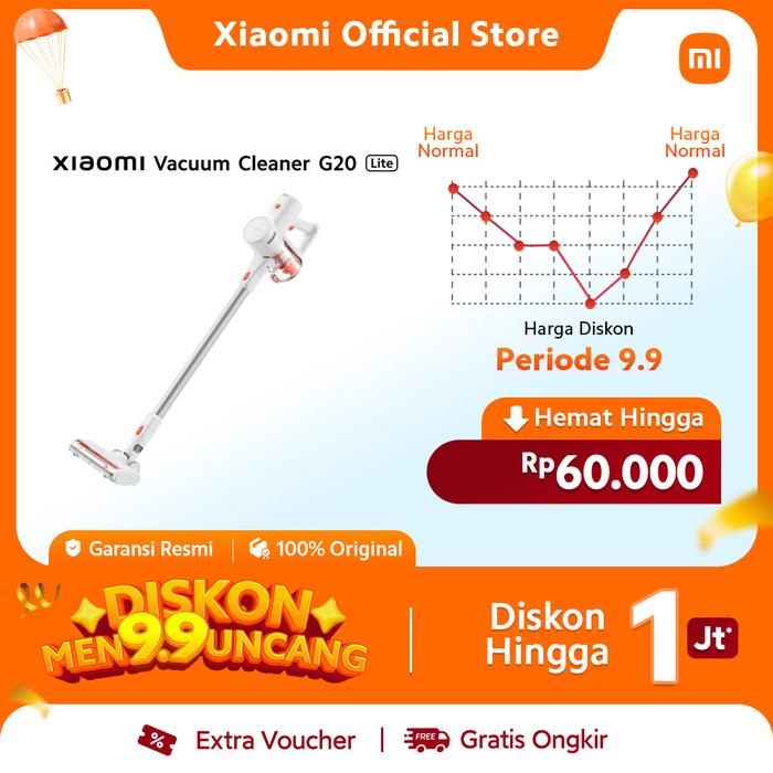 Promo Official Xiaomi Vacuum Cleaner G20 Lite | Daya Isap Maksimal 18.000 Pa | Penyaringan Lima ...